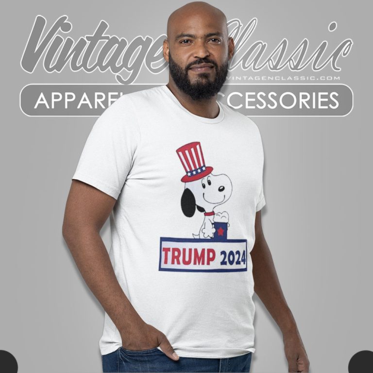 Snoopy Trump 2024 Shirt - Vintagenclassic Tee