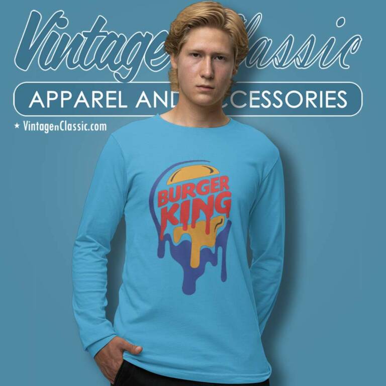 Custom Burger King Logo Shirt - Vintagenclassic Tee