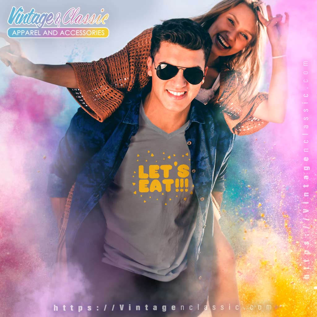 Fnaf Chica Lets Eat Shirt - Vintagenclassic Tee