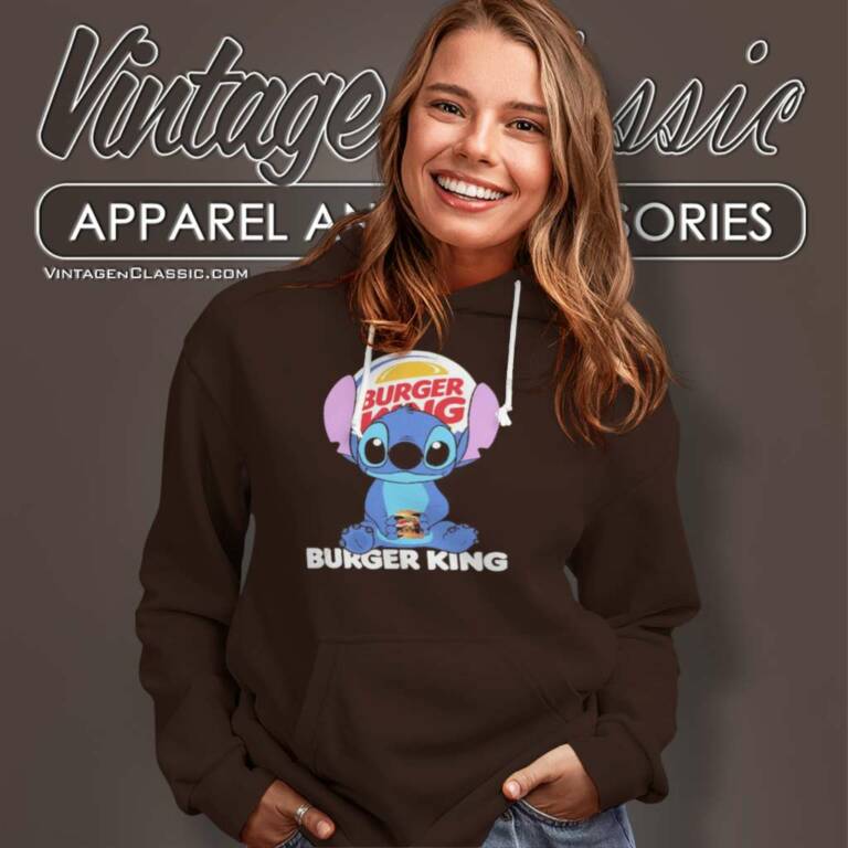 Stitch Burger King Logo Shirt - Vintagenclassic Tee