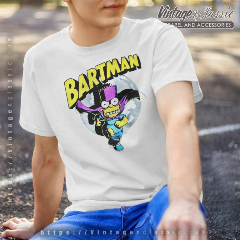 The Simpsons Bartman Bart Simpson Shirt - Vintagenclassic Tee