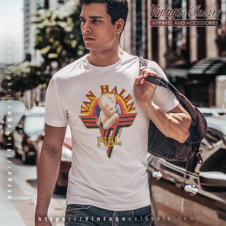 Van Halen Smoking Baby Angel Shirt - Vintagenclassic Tee
